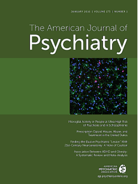 今天咱们谈谈American Journal of Psychiatry(美国精神病学杂志) - 好大夫在线